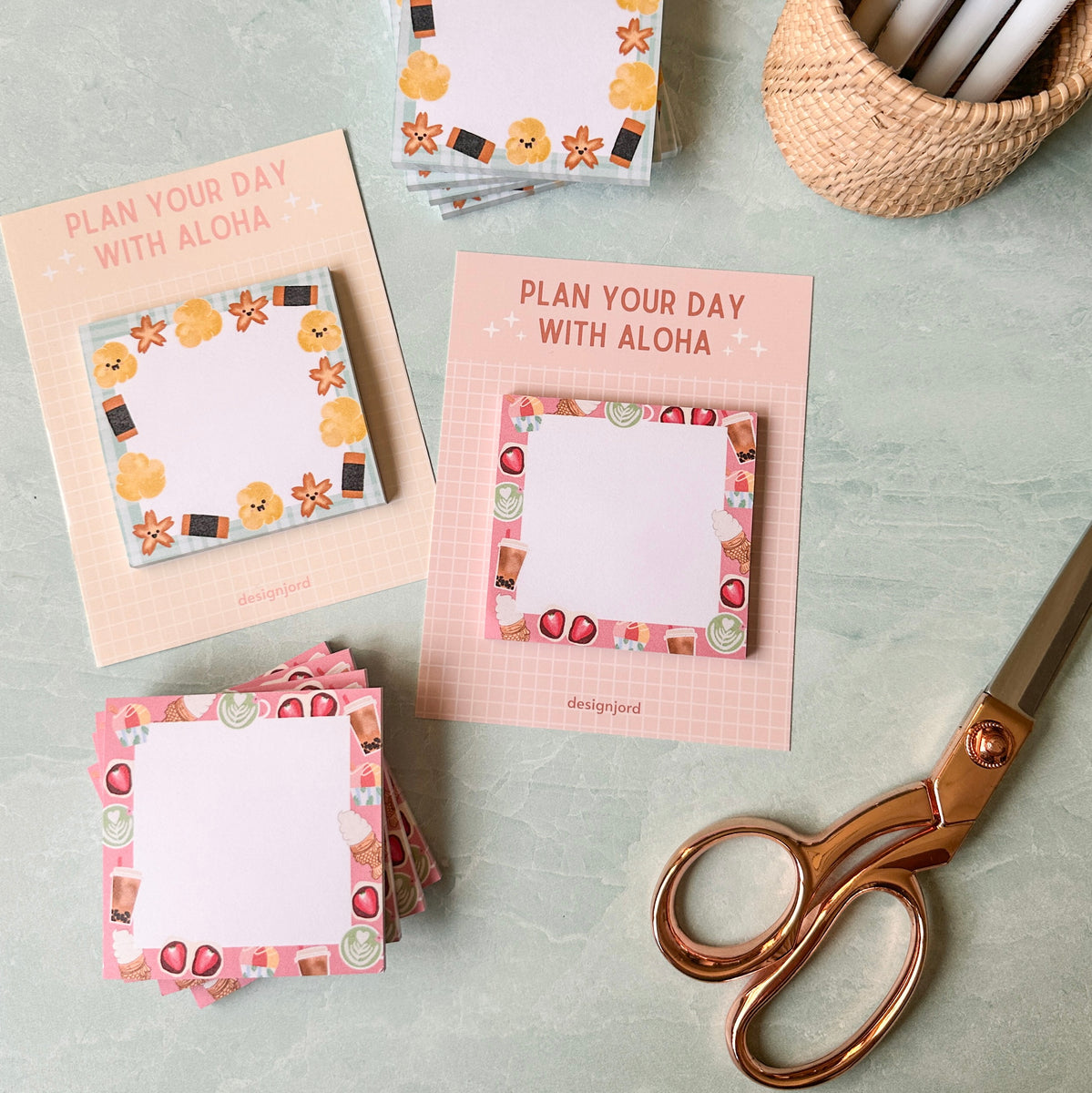 Cute Snacks - Sticky Note – Design Jord