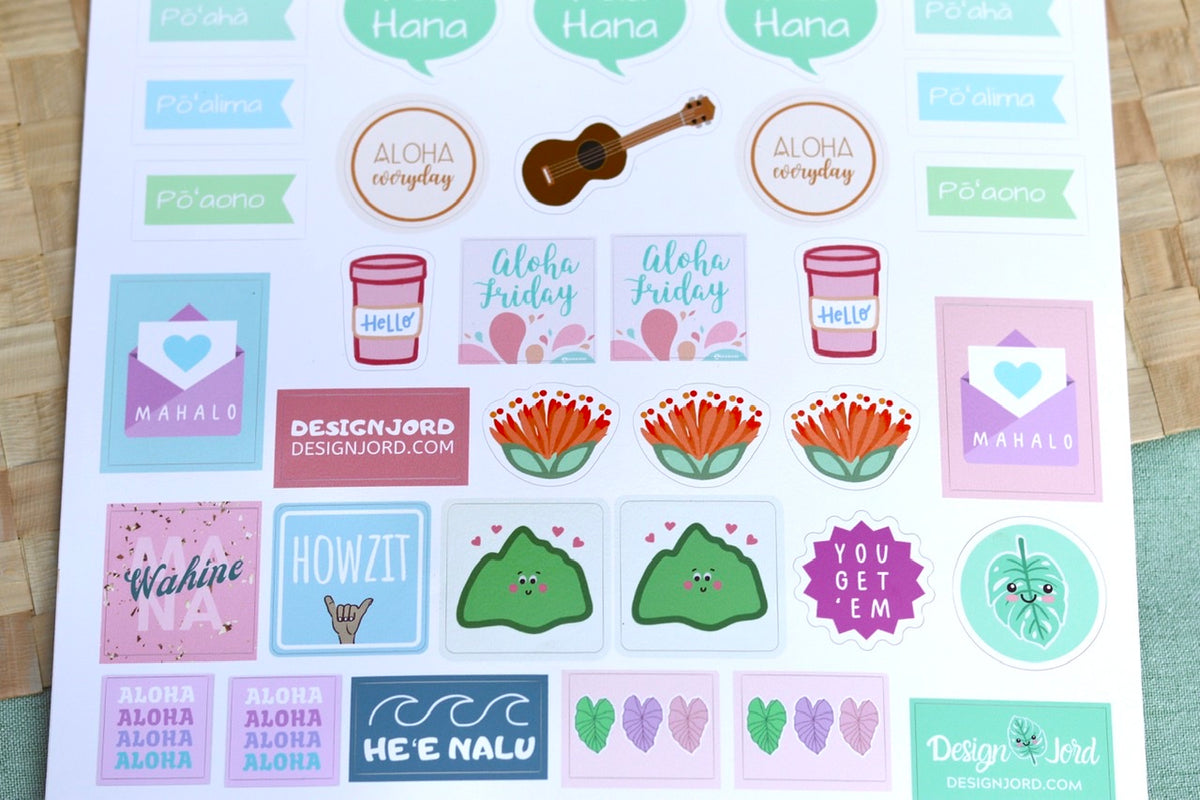 Hawaiian Days of the Week - Planner Sheet – Design Jord