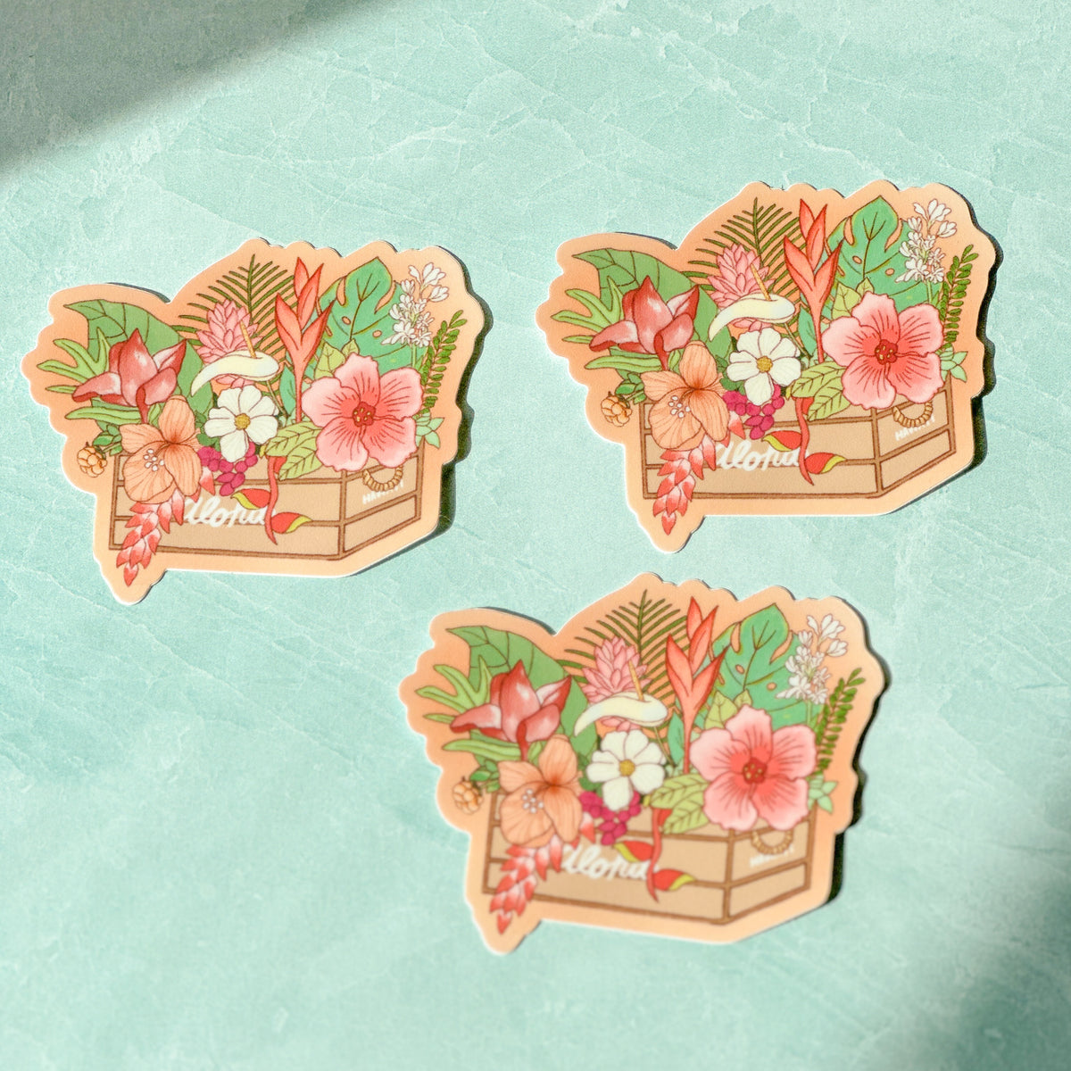 Peachy Puas - Large Sticker – Design Jord