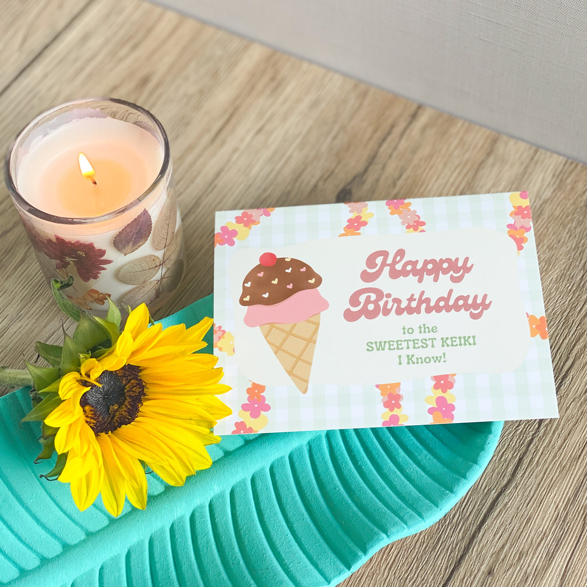 Happy Birthday to the Sweetest Keiki - Greeting Card – Design Jord