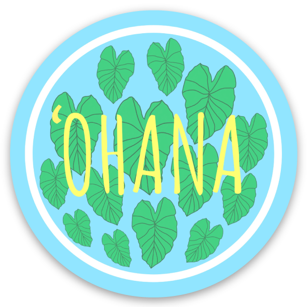 ʻOhana - Mini Sticker – Design Jord