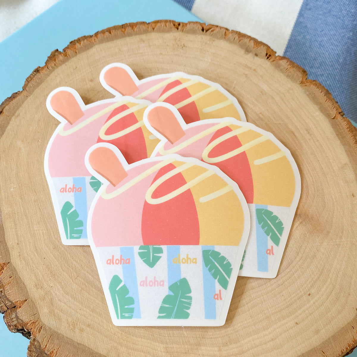 Shave Ice - Clear Sticker – Design Jord